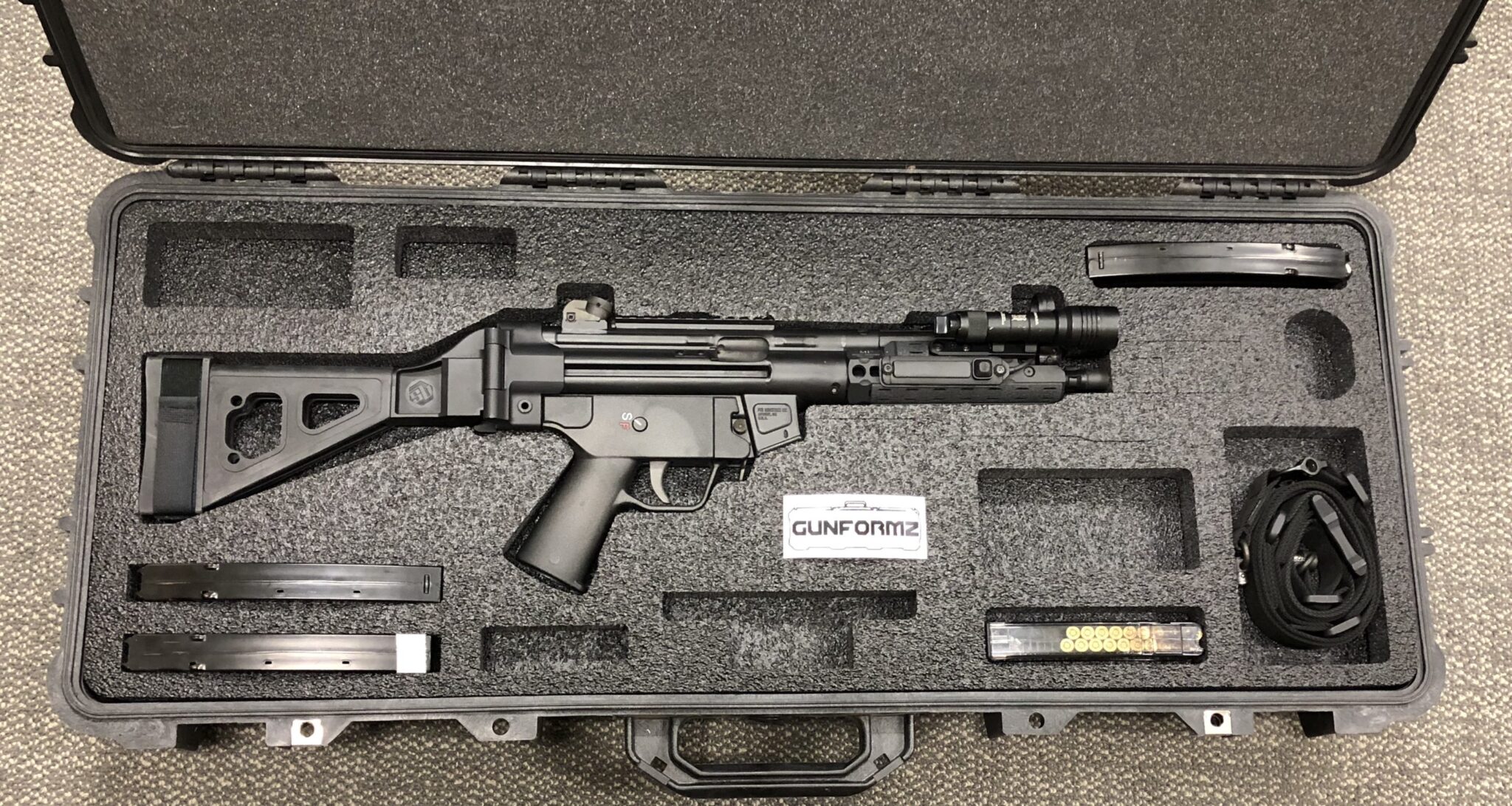 MP5 Pelican 1700 v1 - Gunformz - Semi Custom Foam Case Kits